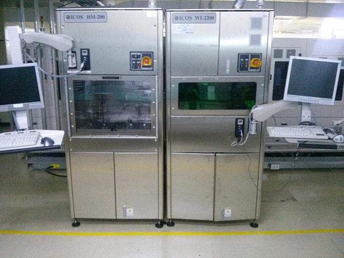 Used ICOS WI-2200 LED Wafer Surface Inspection & MH-200 Wafer H...