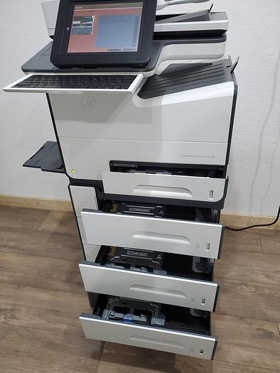 Used HP PageWide MPF 586 Full Color Inkjet Printer. Only 35K Meter!...