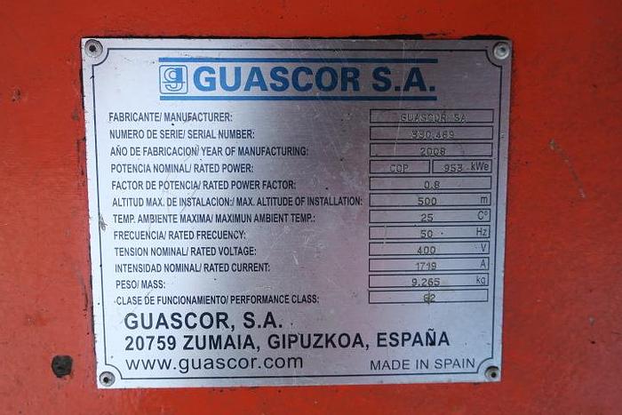 Used 2008 Guascor SFGLD560 - 952 KWe for Sale in Waregem, Belgium