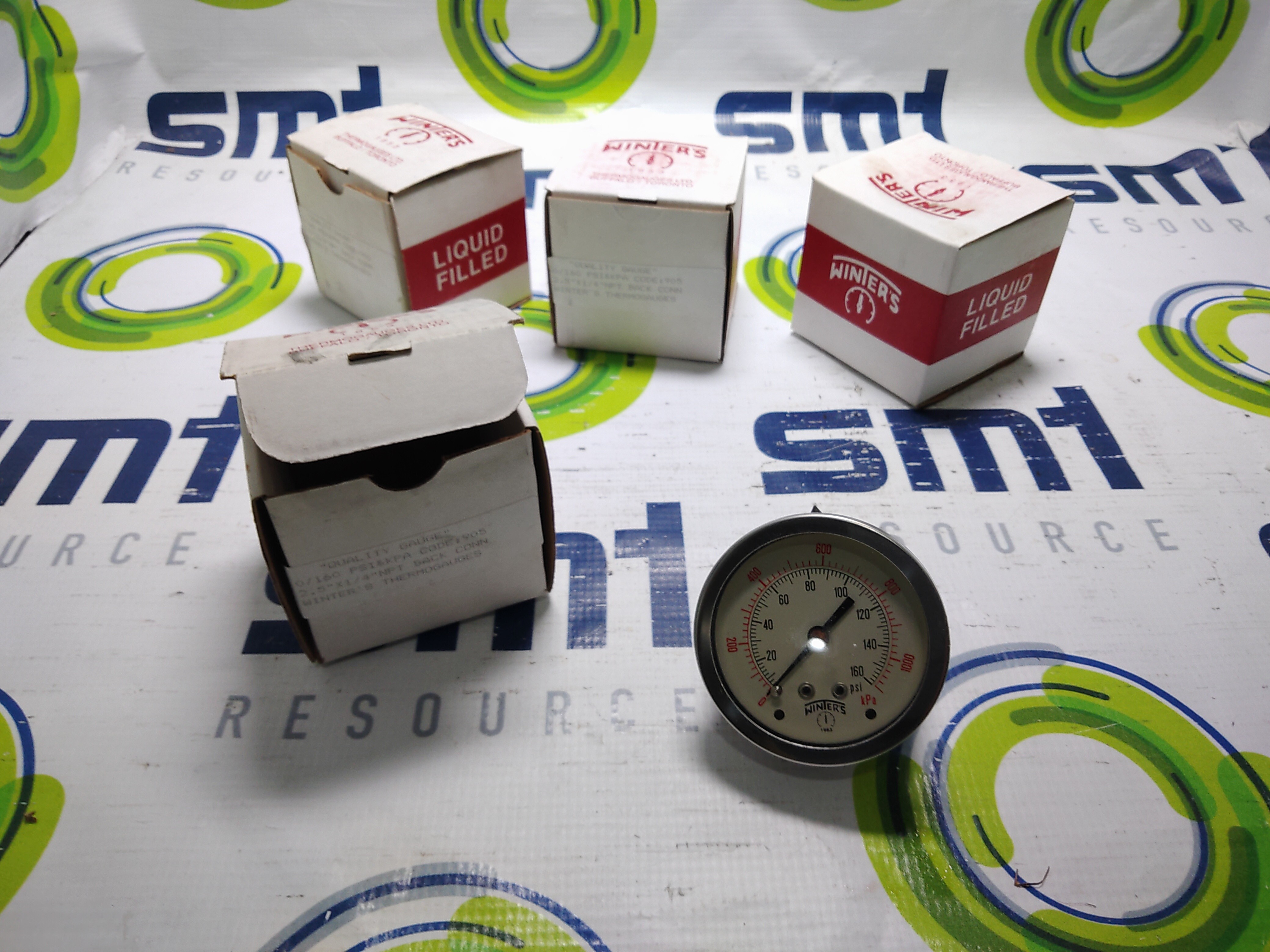 New Winters Liquid Filled Pressure Guage for Sale at SMT Resource ...
