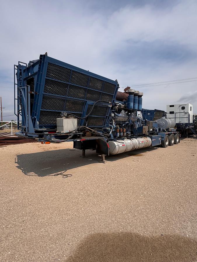 Used 2009 BJ Triplex Frac Pump Trailer - Cummins QSK60-C Diesel Engine ...