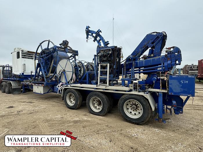 Used Leader Energy Coiled Tubing Unit - HydraRig 635 Injector - Knuckle ...