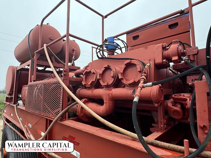Used TSI Double Pumper - (2) Western 1000HP Rough Rider Triplex Pumps ...