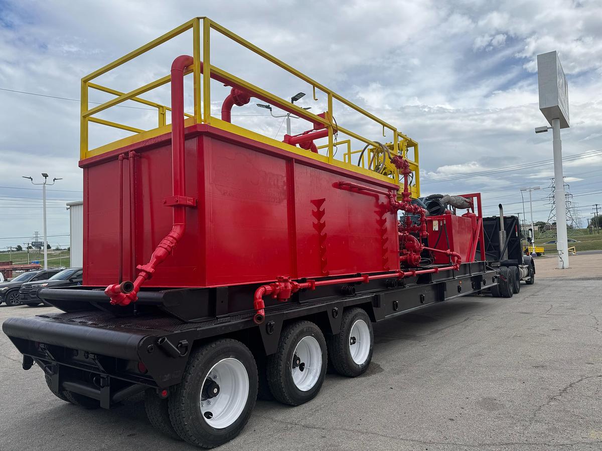 Used Oilwell SA634-5 10K WP Triplex Cement Pump Unit P/B Detroit Series ...