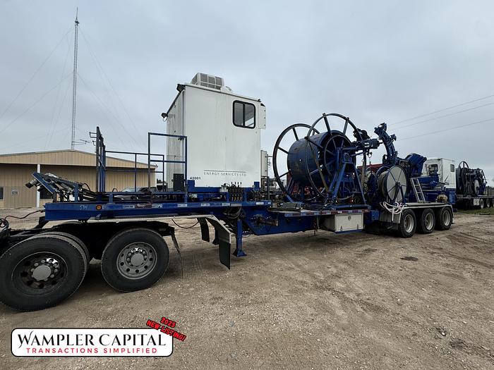 Used Leader Energy Coiled Tubing Unit - HydraRig 635 Injector - Knuckle ...