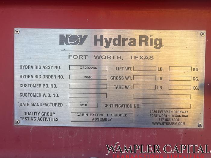 Used 2010 NOV Hydra Rig Coil Tubing BOP Support Trailer for Sale in ...
