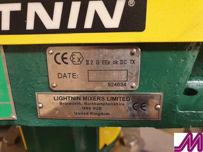 Used 2,000 Litre Stainless Steel Jacketed Mix Tank with Atex Rated ...