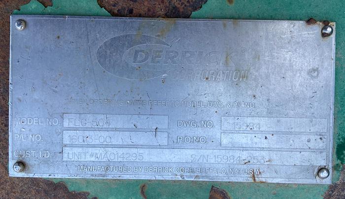 Used 2010 Derrick FLC 504 Shaker (4 panel) for Sale at VIDA EQ