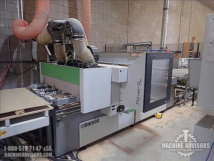 Used 2017 Biesse Rover S FT 1224 Single-head Autoloading CNC Router for ...