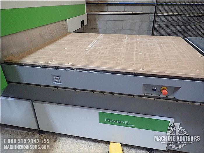 Used 2017 Biesse Rover S FT 1224 Single-head Autoloading CNC Router for ...