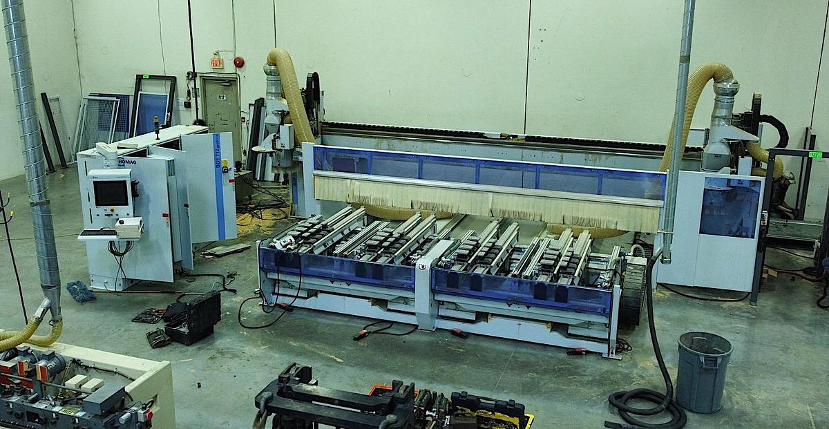 Used Homag BOF 712/32/18 CNC Pod and Rail Machine with Twin Tables for ...