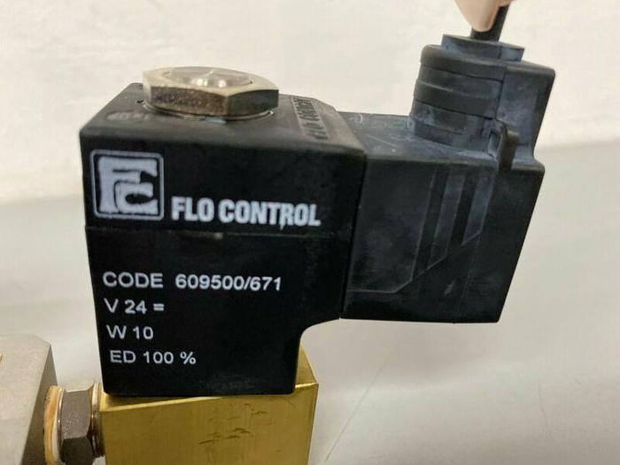 Used Flo Control Lot of 2 609500/671 & 619000/471 Solenoid Valv...