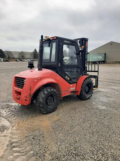 Used 2021 TOVEL FD35T – 4WD Rough Terrain 7700 lb. Forklift for Sal...