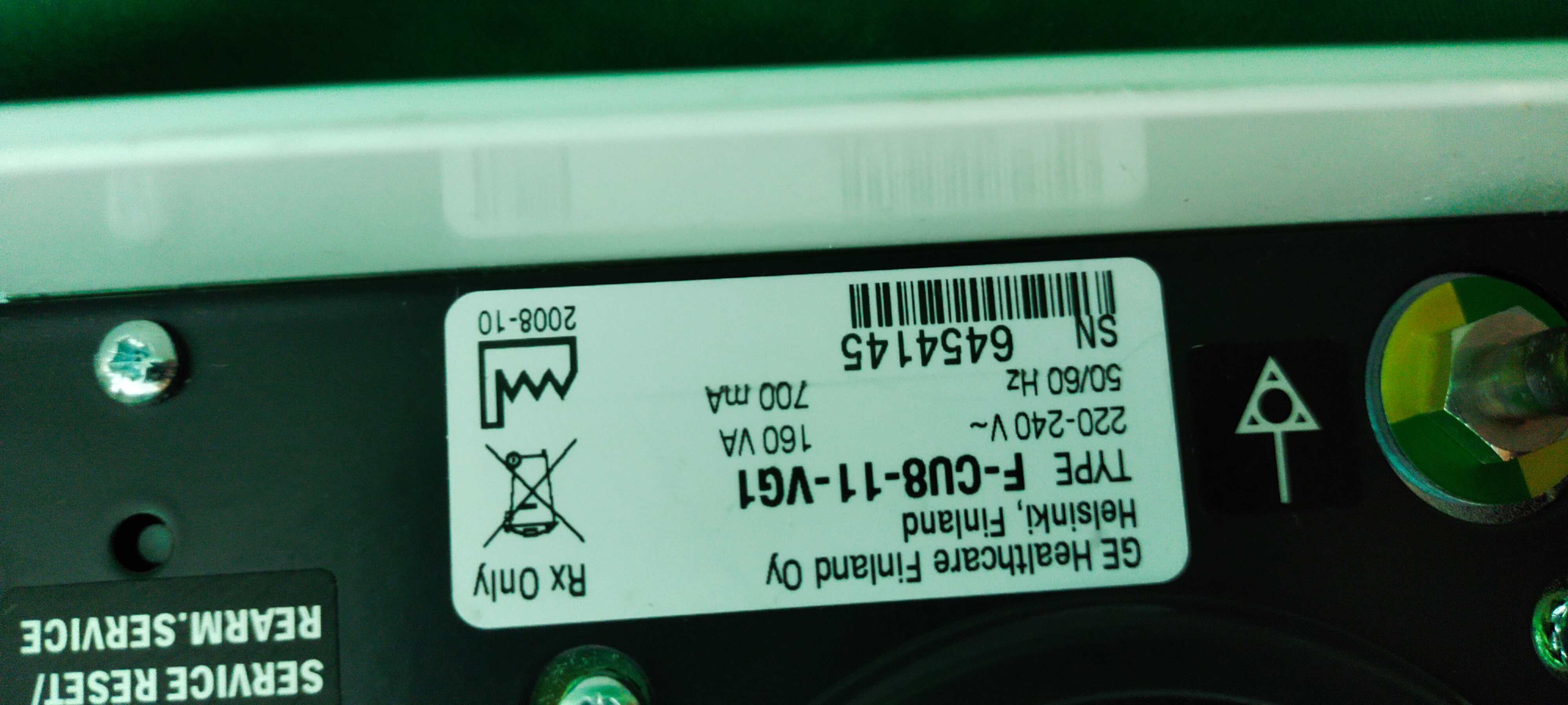 Gebraucht Sold GE ohmeda D-FPD15-00 Patientenmonitor mit Zubehör ...