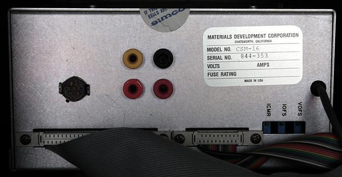 Used MDC CSM/16 Automatic CV Plotter for Sale at Tara Semiconductor...