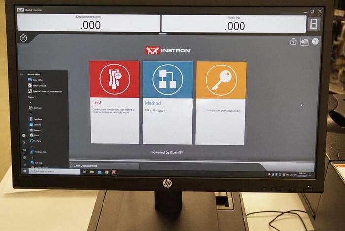 Used Instron 5942 (112lbf) testing machine with Bluehill Universal ...