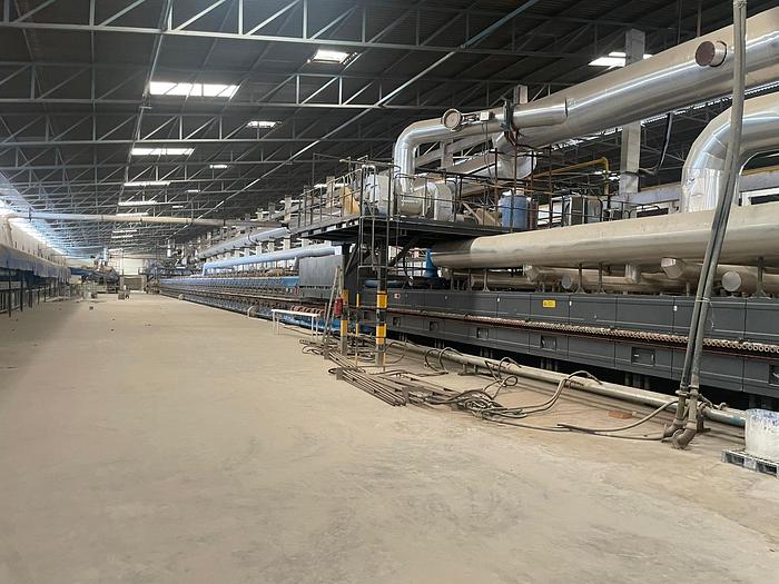 Refurbished ROLLER KILN AND PREKILN FOR CERAMIC TILES KEDA for Sale in ...