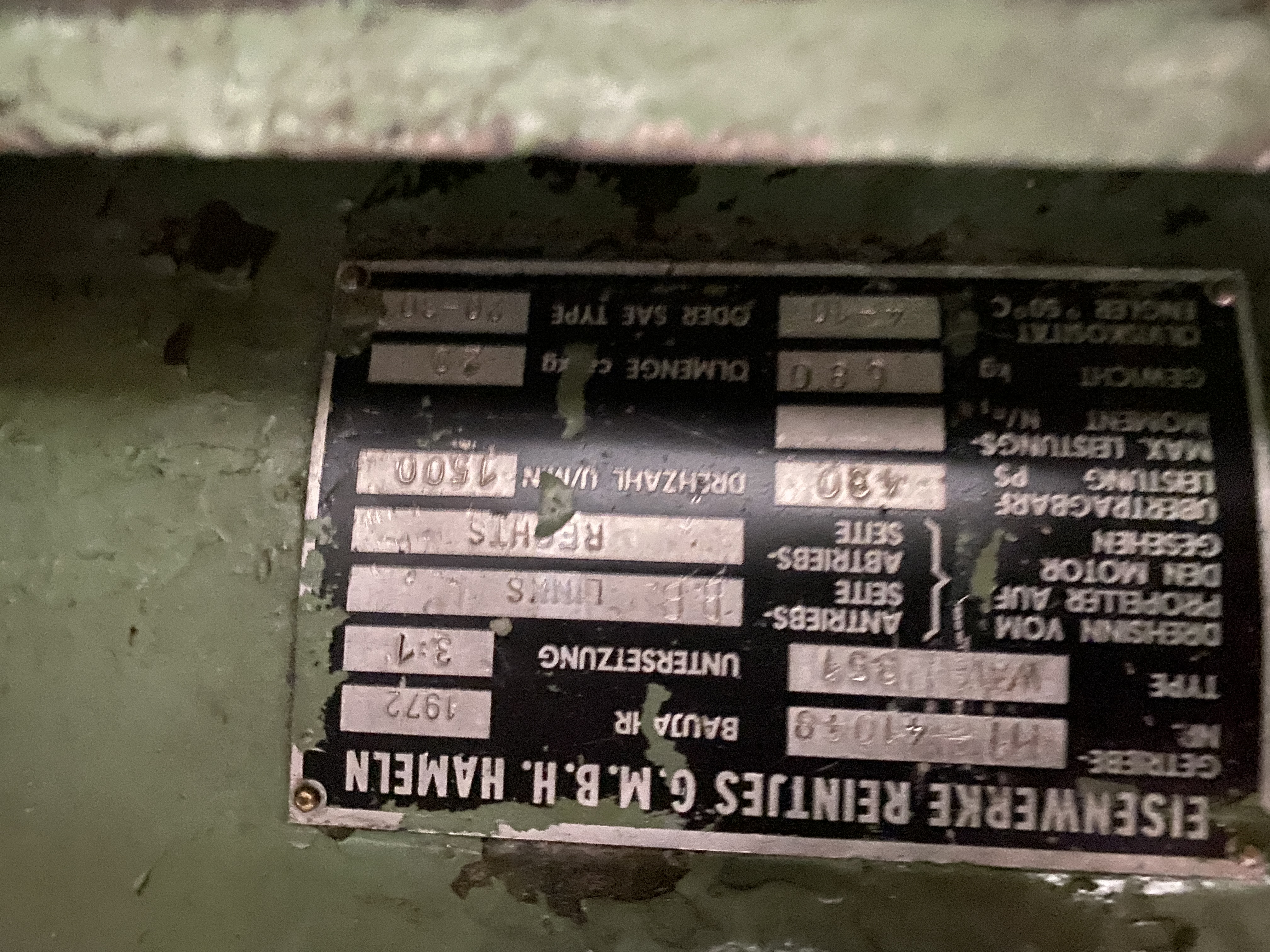 Used GEARBOX REINTJES WAV 351 for Sale at VIMO Trading Co. B.V.