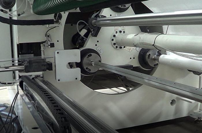 Used 48" WIDE PINNACLE WIPE CONVERTING TURRET SLITTER REWINDER...