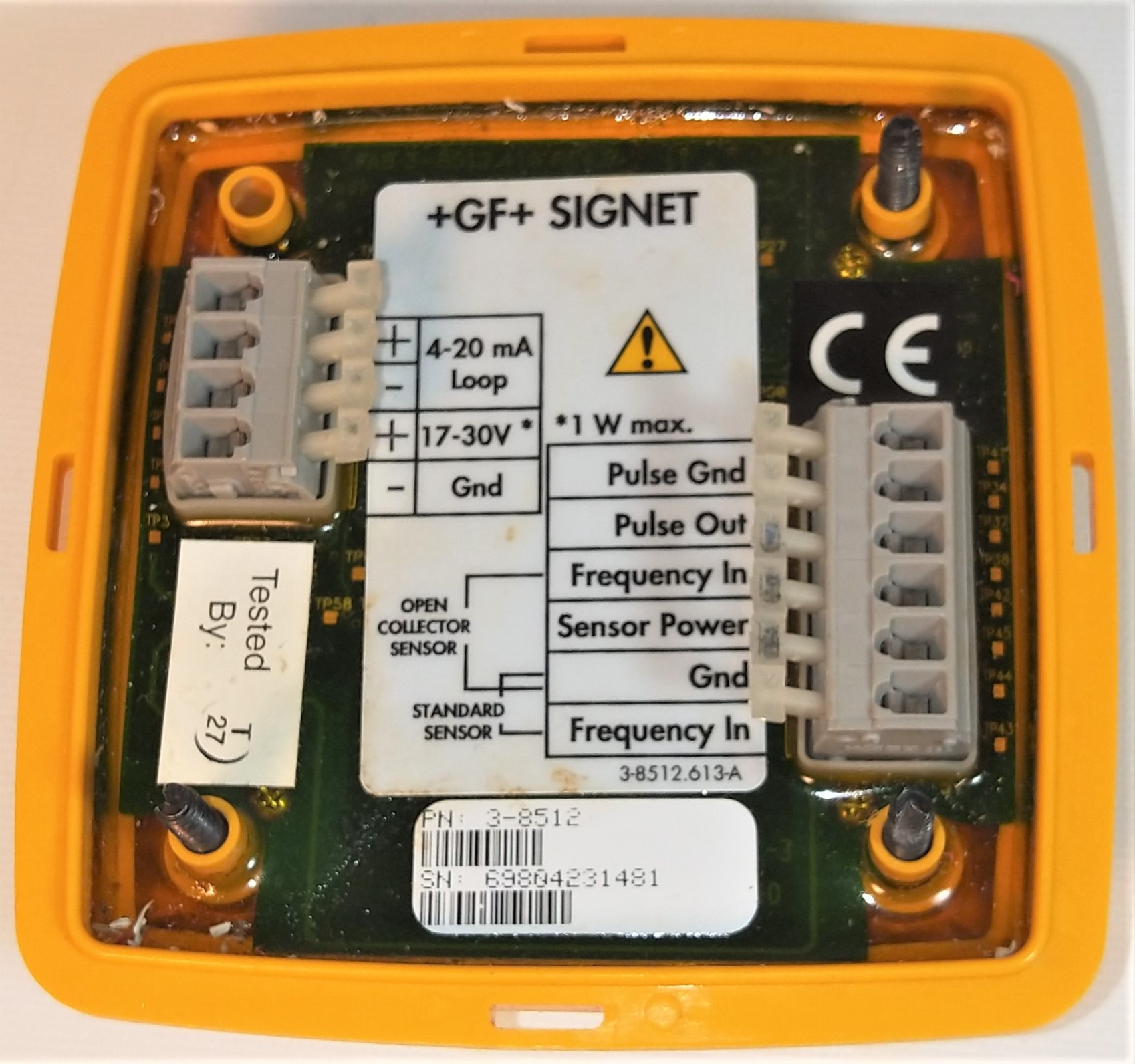 Used GF Signet 8512 Flow Transmitter for Sale at Chemistry RG ...