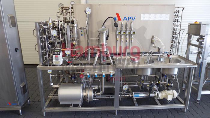 Used Sold APV Multipurpose Pilot UHT SSP with liquiverter, homogeniser ...