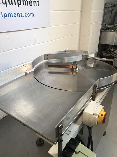 Used Sold 760mm Diameter Rotary Infeed Table at GlobePack Equipment