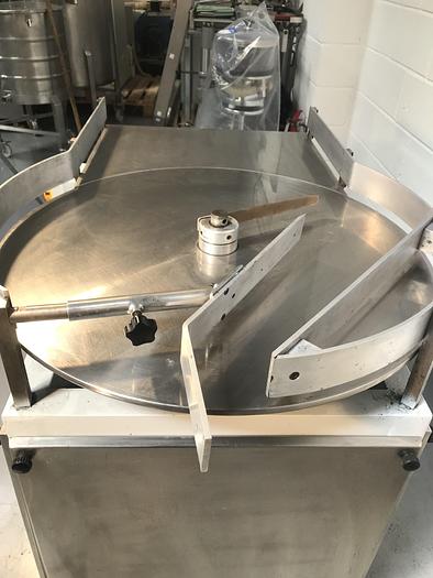 Used Sold 760mm Diameter Rotary Infeed Table at GlobePack Equipment
