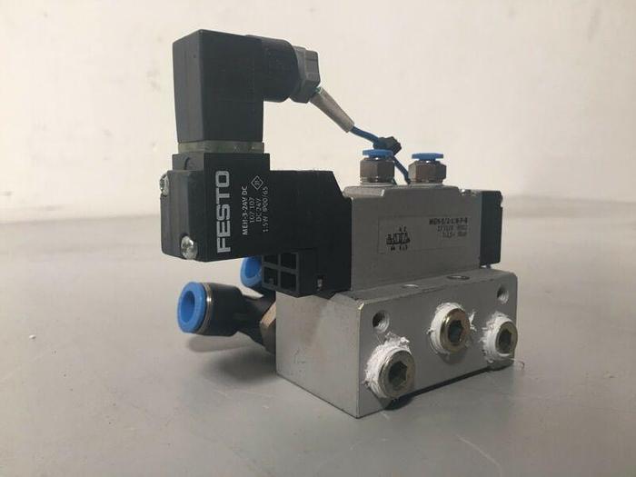 Used Festo MEH 3 24VDC MEH 5 2 1 8 P B Solenoid Valve For Sale At 
