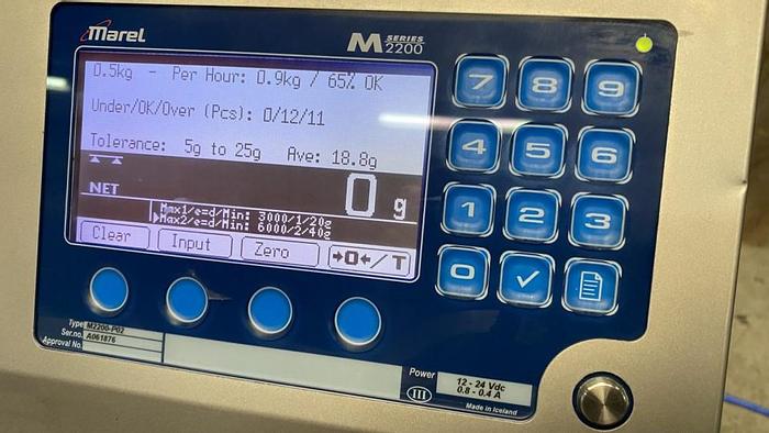 Used Marel checkweigher for Sale in Nagele, Netherlands