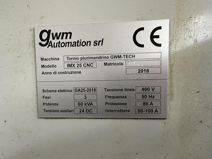 Usato 2018 GWM-TECH IMX 25 CNC in vendita presso IFA Technologies srl