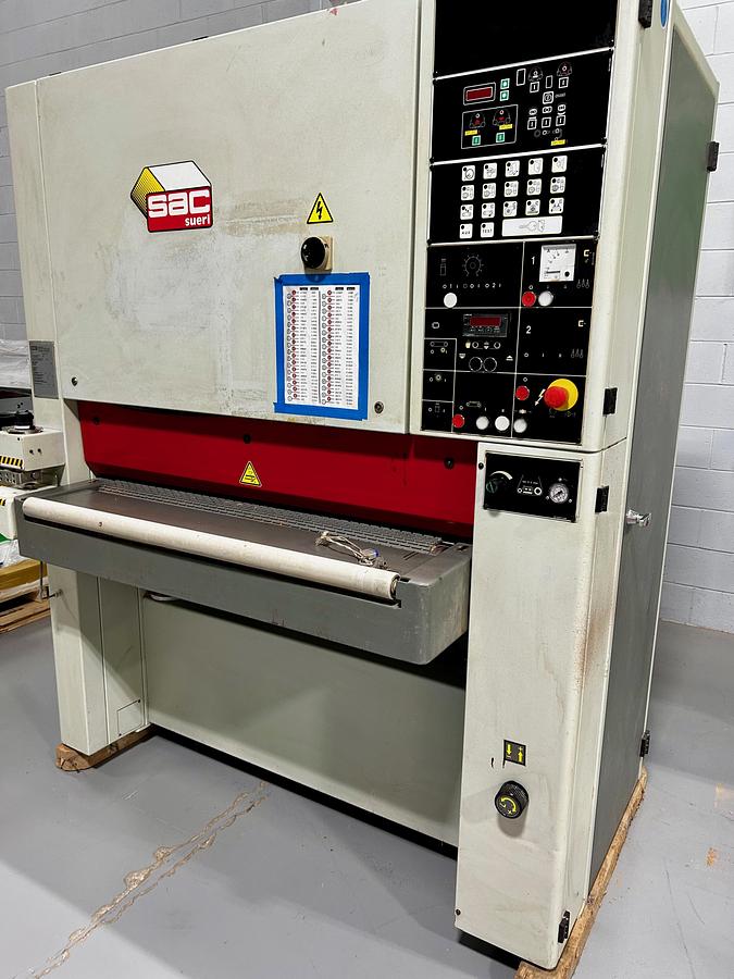 Used SAC Smart K-1100 43" wide belt sander for Sale at Allian...
