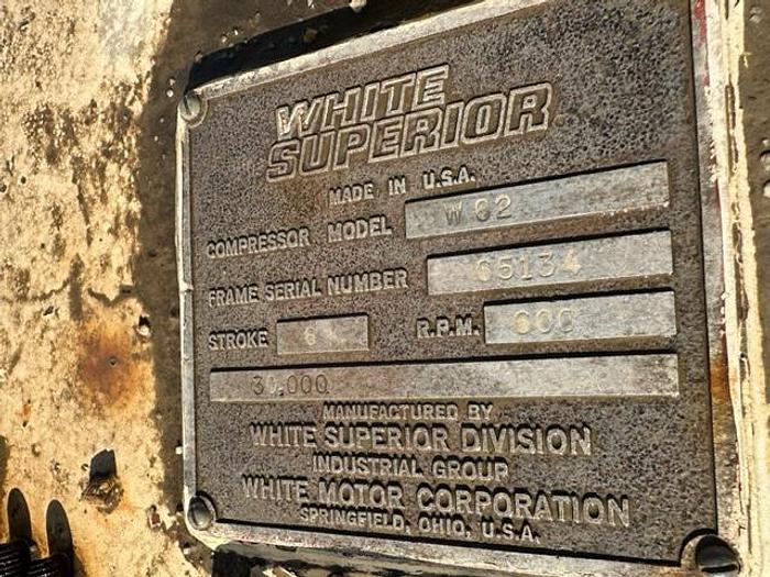 Used White Superior W-62 6" Compressor Frame S/N: 65134 for Sale at ...