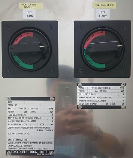 Used TEL INDY PLUS for Sale at Tara Semiconductor Technology