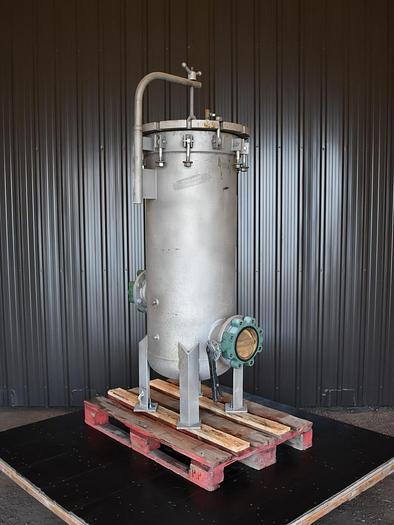 Used USED FILTER, CARTRIDGE TYPE, 6" INLET/OUTLET, STAINLESS STEEL 304 ...