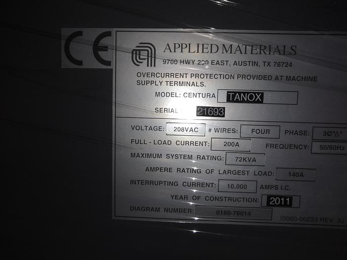 New 2011 AMAT Centura TCCP 5200 for Sale at Tara Semiconductor Tech...