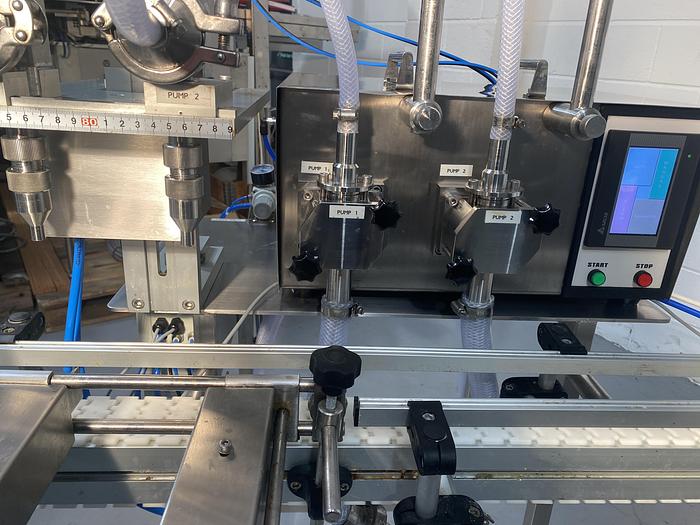 Used Sold Excel Acu-Fill Digital Liquid Filler at GlobePack Equipment