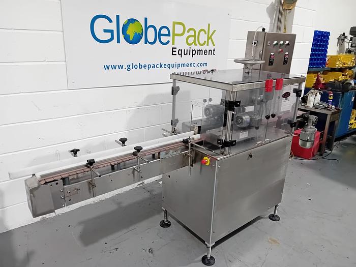 Used Sold King ISEC150 Press Capping Machine at GlobePack Equipment
