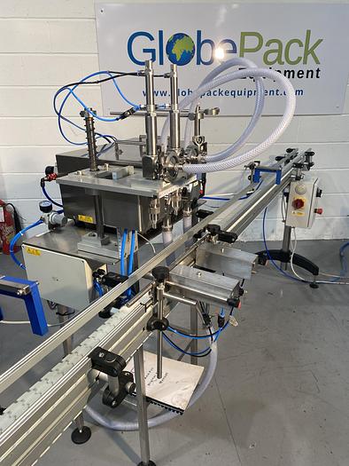 Used Sold Excel Acu-Fill Digital Liquid Filler at GlobePack Equipment