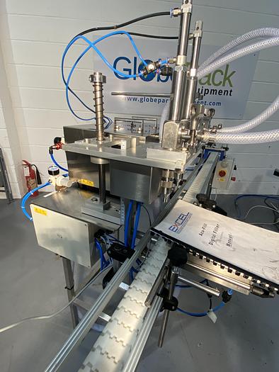 Used Sold Excel Acu-Fill Digital Liquid Filler at GlobePack Equipment
