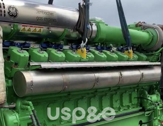 Used 3.4 MW 2012 Used Jenbacher J 620 Natural Gas Generator Set for ...