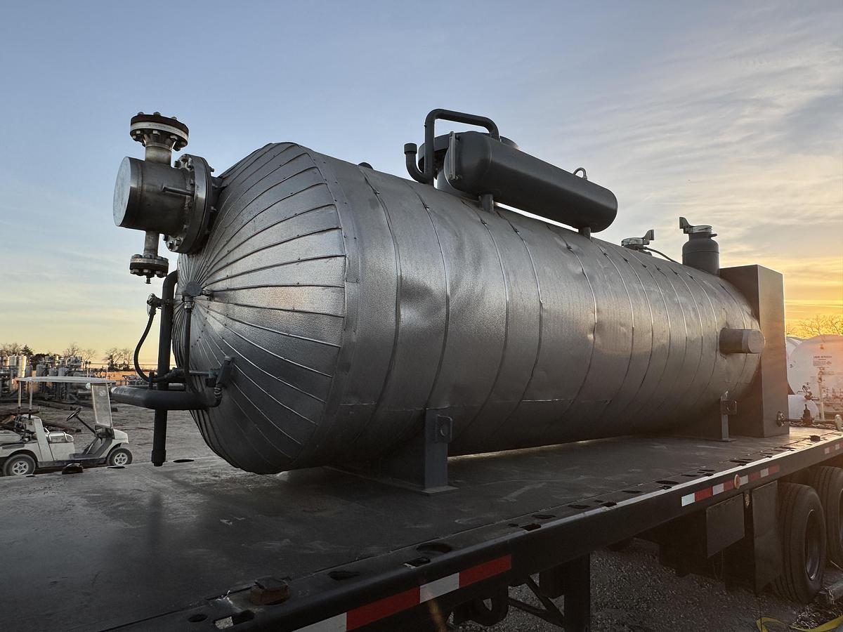 Refurbished Mobile Vaporizer 150 MCFH 450 PSIG Gas Fired Water bath...