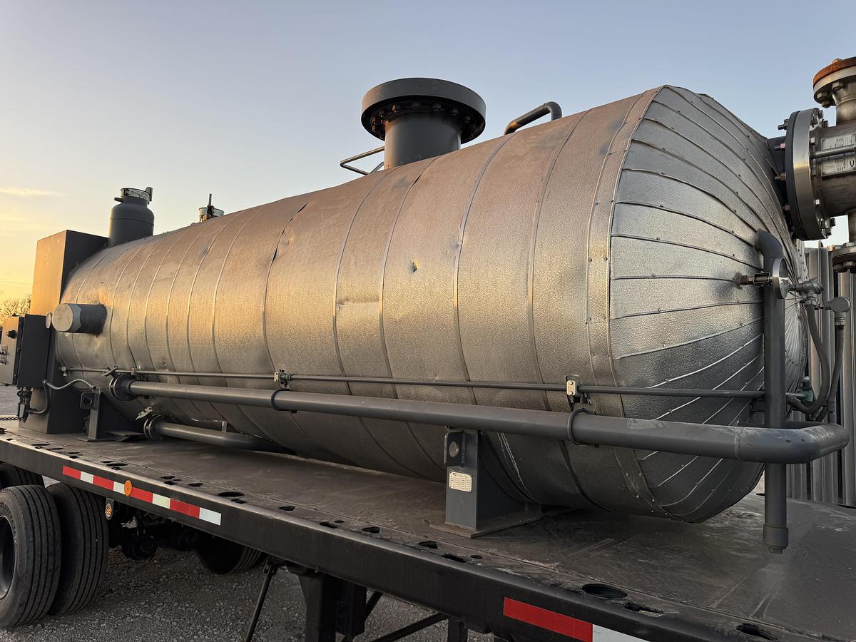 Refurbished Mobile Vaporizer 150 MCFH 450 PSIG Gas Fired Water bath...