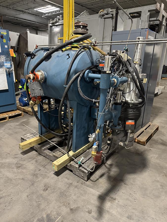 Used AJAX / ADVANCED VACUUM SYSTEMS VIM 5-17/25 INDUCTION MELTING V...