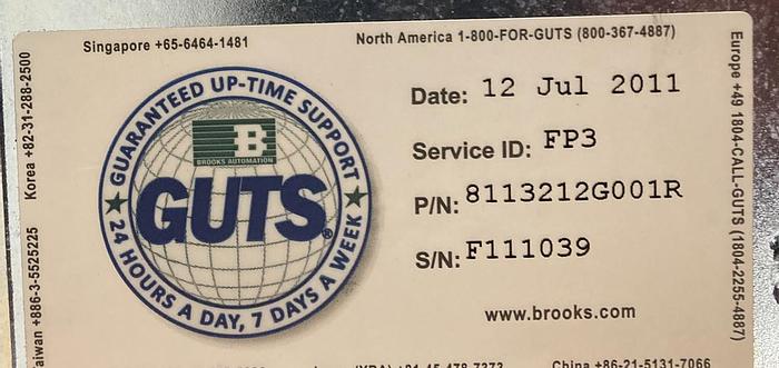 Used CTI-CRYOGENICS 8113212G001 CRYO PUMP CONTROLLER for Sale at Ta...