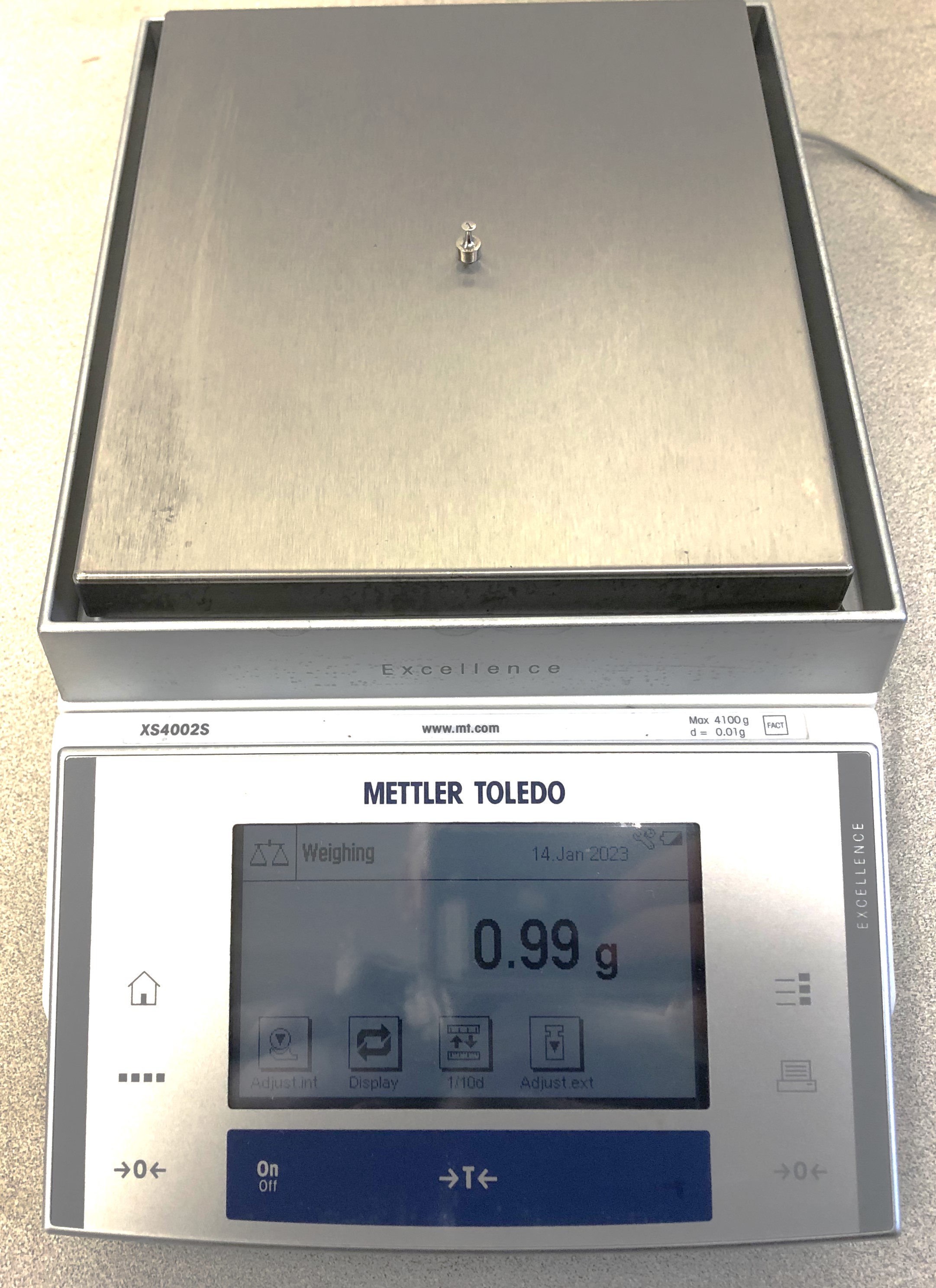 Used Mettler Toledo Excellence XS4002S FACT Top-Loading Balance (4100g ...