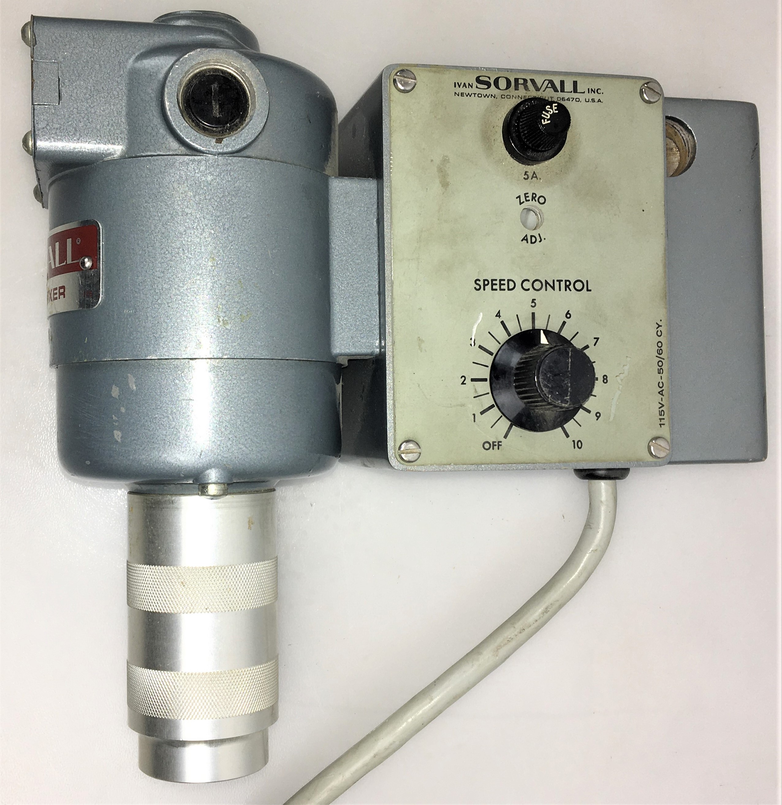 Used Sorvall Omni-Mixer 17150 Homogenizer with 2 Blade Assemblies for ...