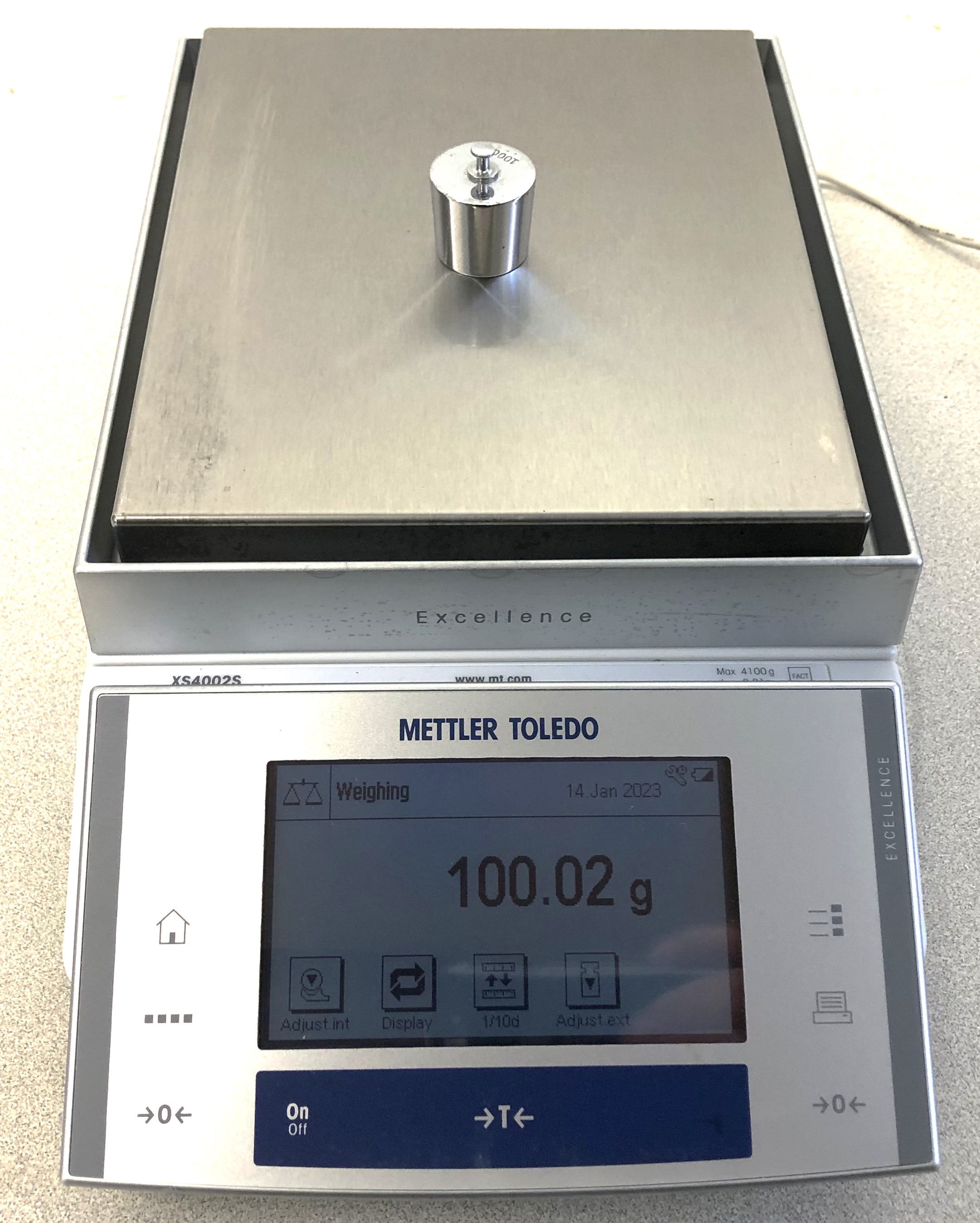 Used Mettler Toledo Excellence XS4002S FACT Top-Loading Balance (4100g ...