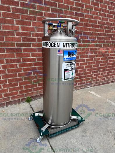 Used CHART MVE Dura-Cyl 180MP Liquid Nitrogen Cryogenic Storage Tan...