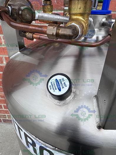 Used CHART MVE Dura-Cyl 180MP Liquid Nitrogen Cryogenic Storage Tan...