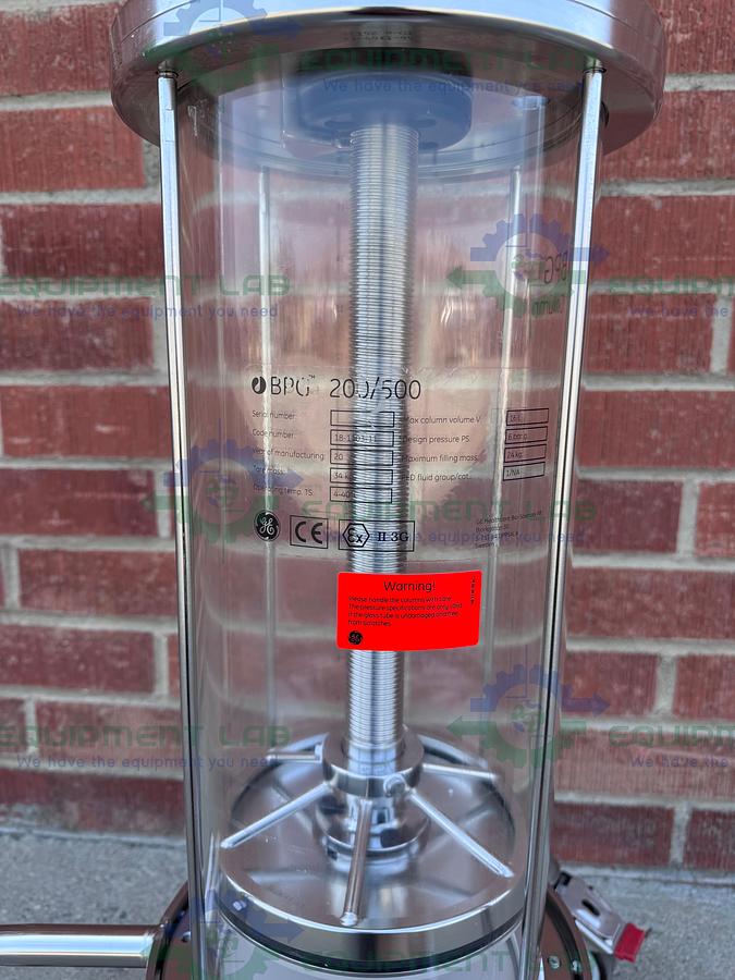 Used Cytiva / GE / Pharmacia BPG 200 / 500 Chromatography Column fo...